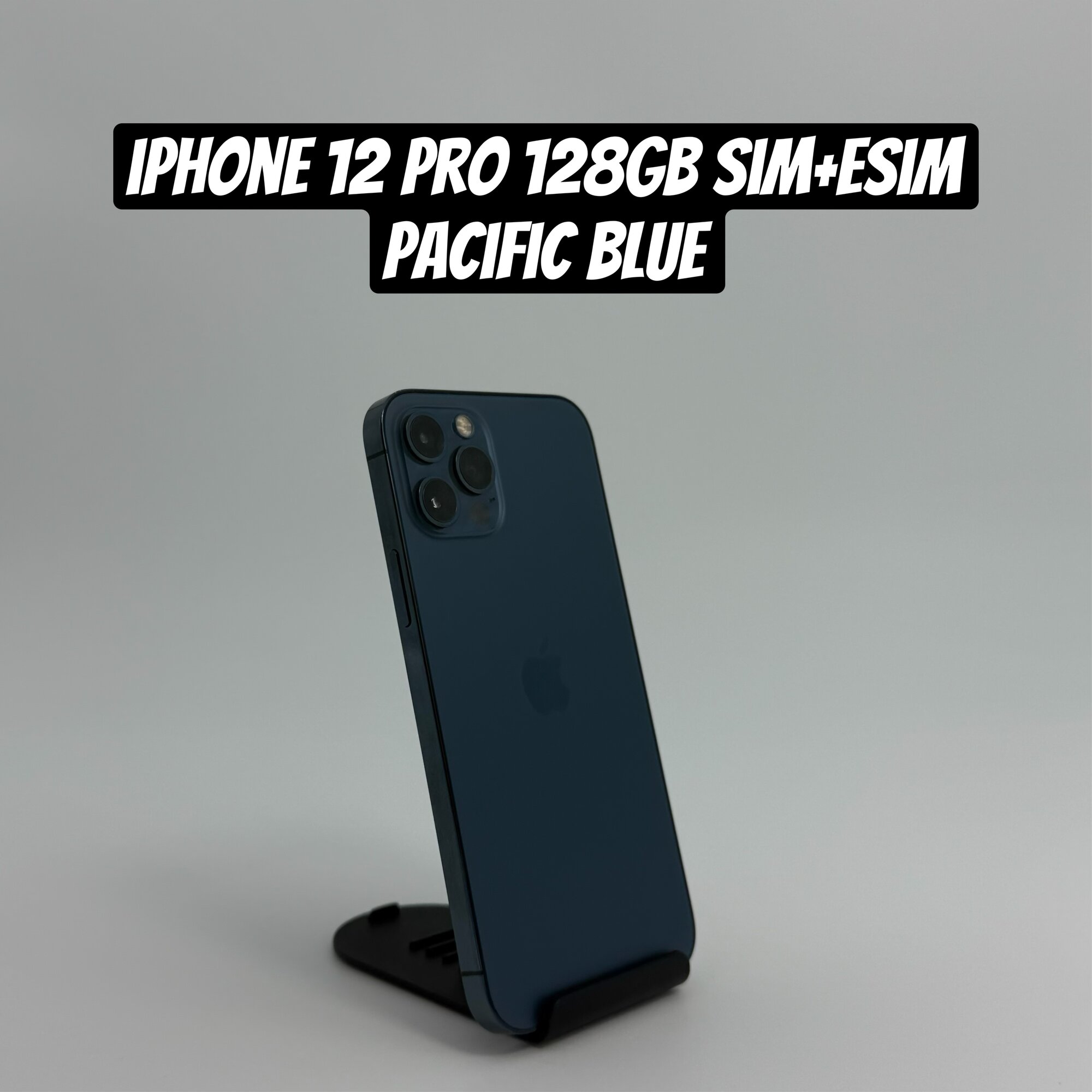 Смартфон Apple iPhone 12 Pro 128 ГБ, nano SIM+eSIM, тихоокеанский синий