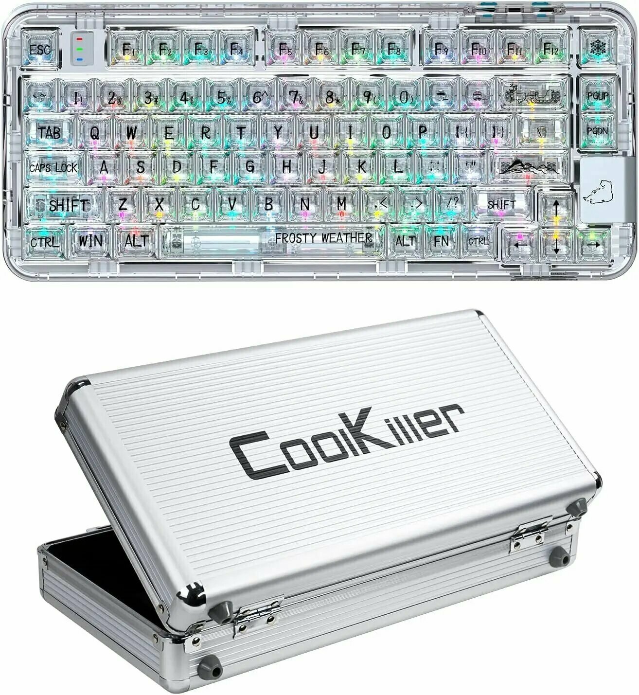 Клавиатура CoolKiller CK75 Blade Switch, механическая, RGB-подсветка, беспроводная