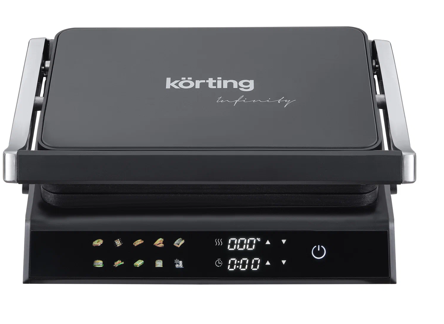 Гриль электрический Korting KGPA 0403 W Infinity, 2000 Вт, 10 программ, дисплей, таймер