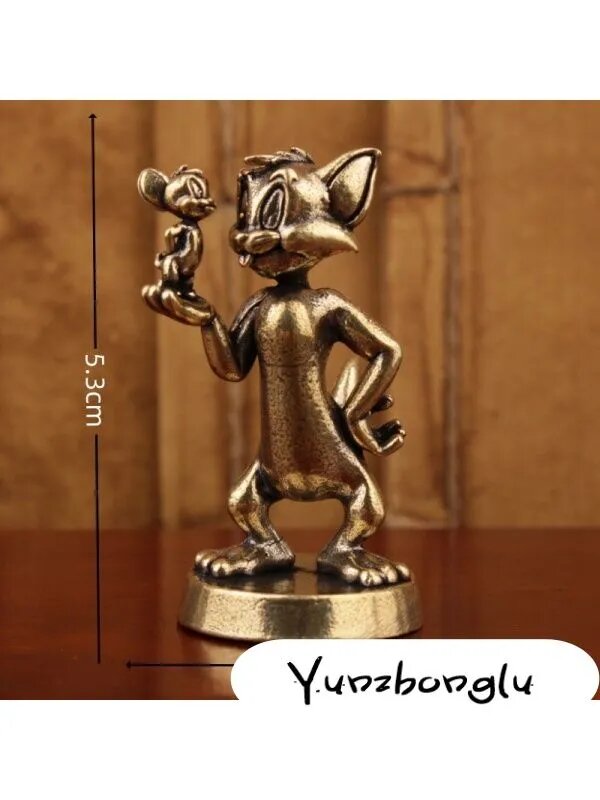 Yunzhonglu Том и Джерри, медная статуя, изделие декоративного искусства