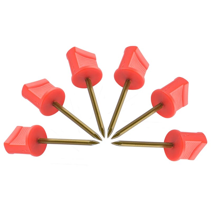 Булавки для стрельбы из лука, набор из 12 штук, красный, сталь Red