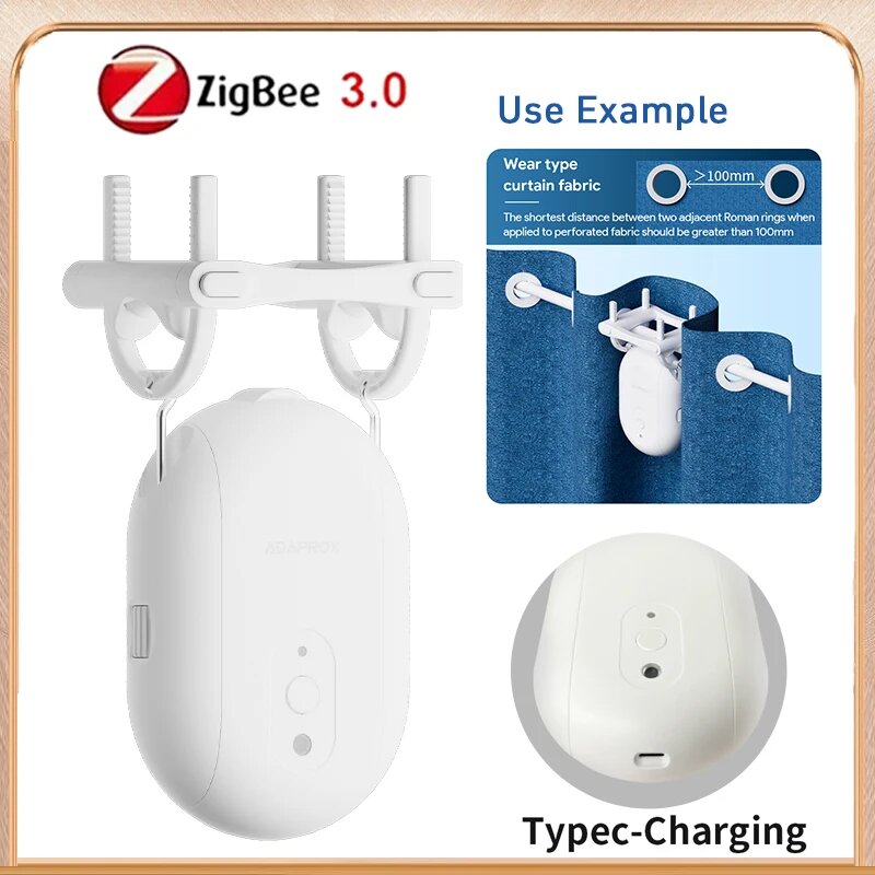Робот для штор Timethinker ZigBee 3.0, Color: Zigbee V4