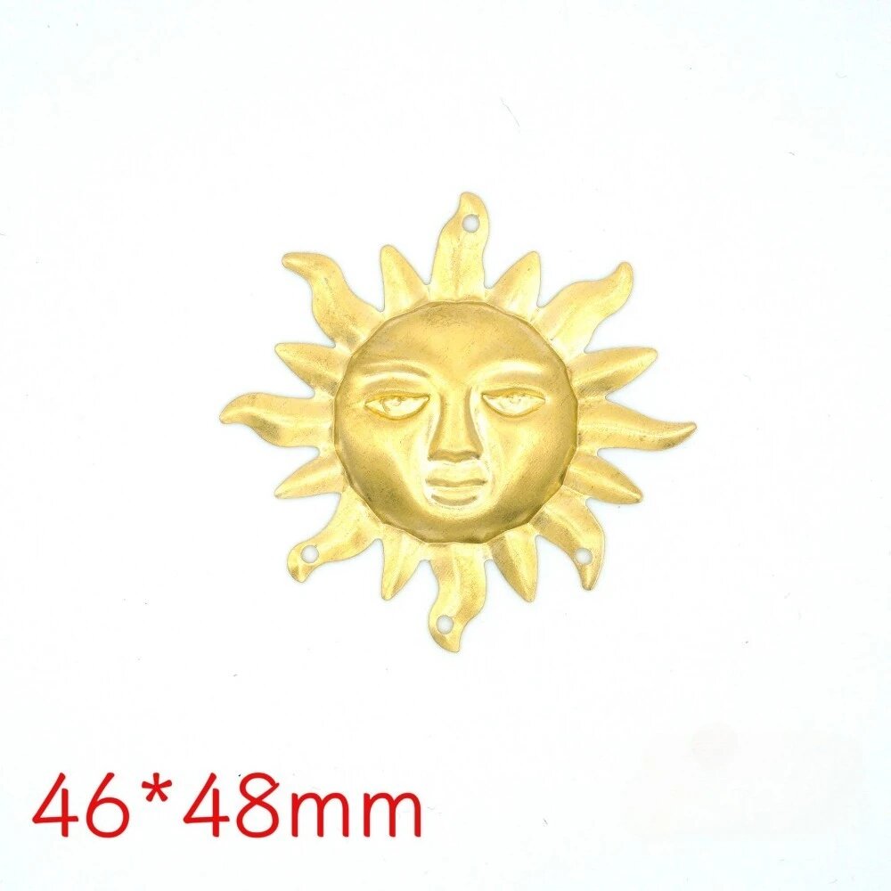 Латунь DIY Ловец Солнца Изготовление Аксессуаров Полумесяц Солнце Звезда Подвеска Колокольчики Ловец Снов Соединительные Детали Подвесной Декор Ремесло