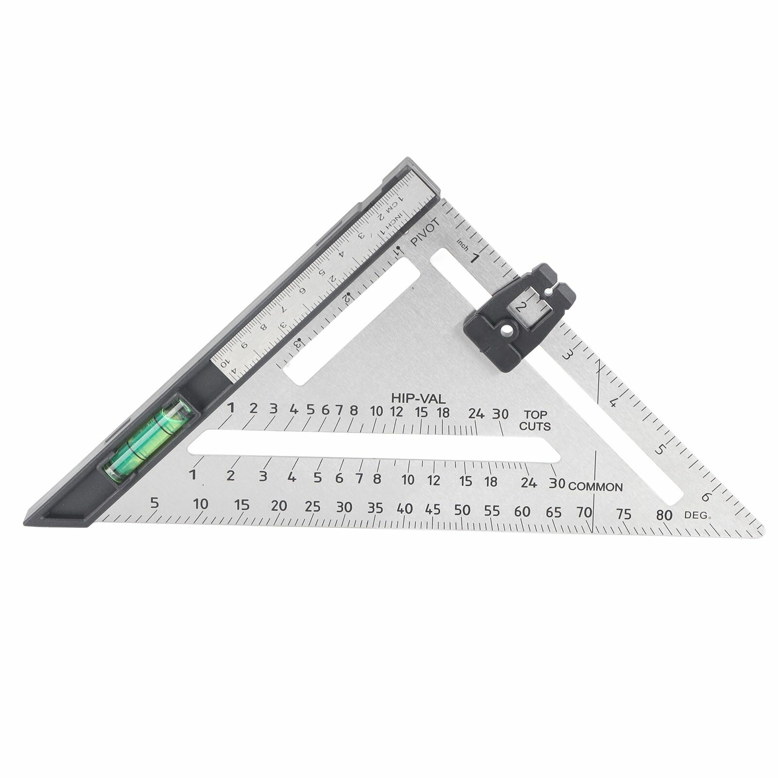 7-дюймовый металлический столярный квадрат со съемным основанием, антикоррозийный квадрат для деревообрабатывающих стропил для точных измерений