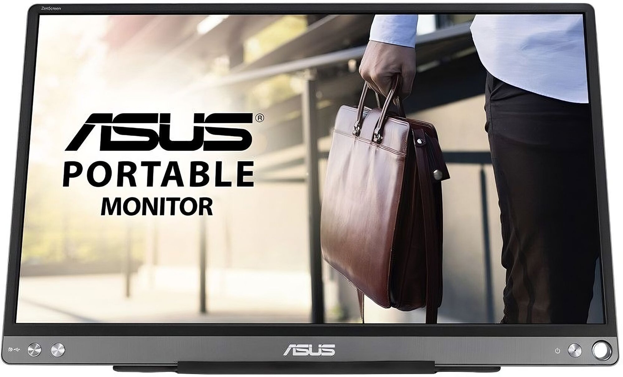 15.6" Монитор ASUS ZenScreen MB16ACE, 1920x1080, 60 Гц, IPS, dark gray