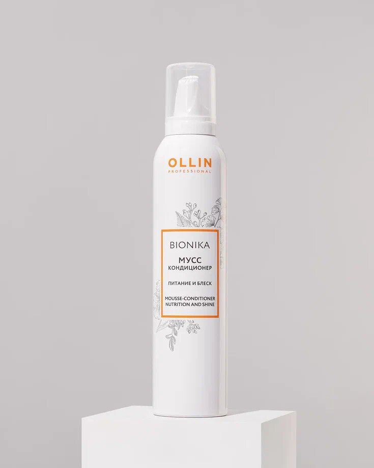 OLLIN PROFESSIONAL OLLIN BIONIKA Мусс-кондиционер для волос «Питание и блеск», 250мл