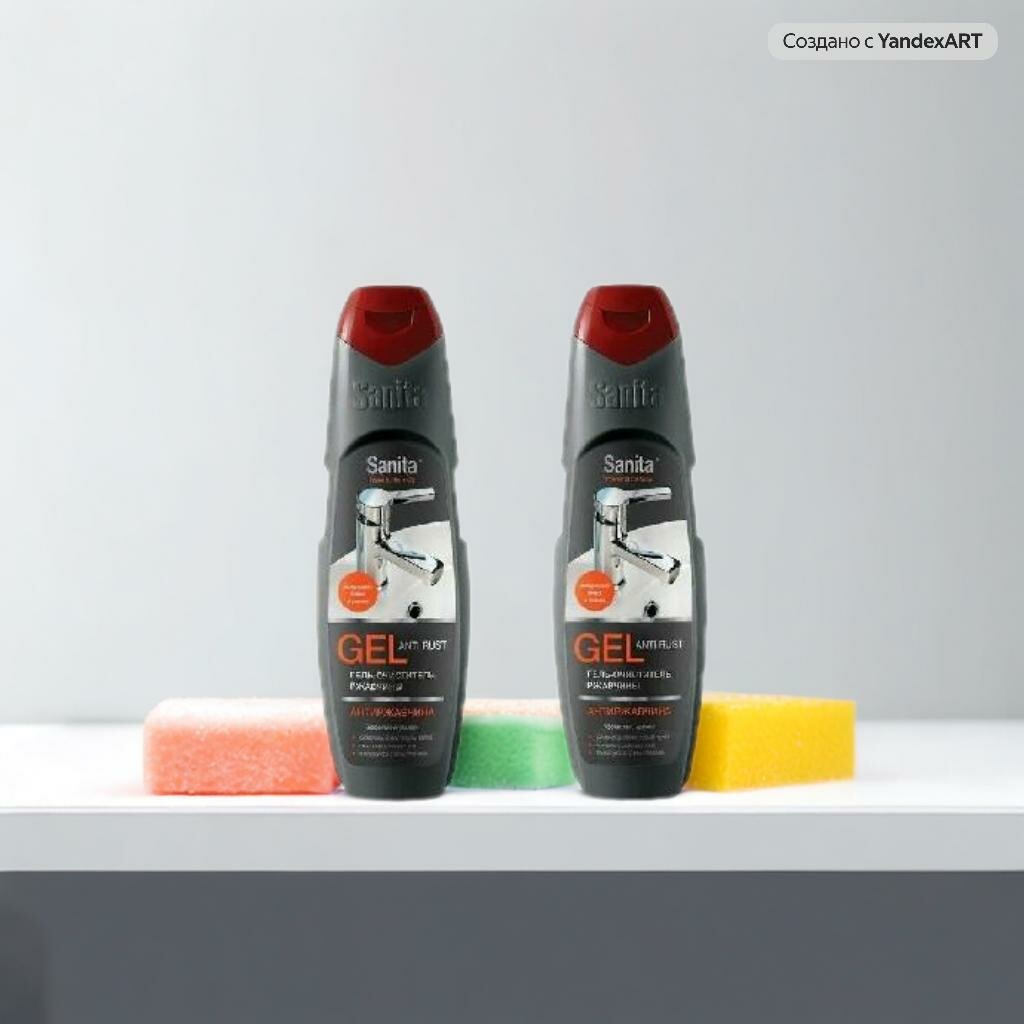 Гель санитарно-гигиенический Sanita Антиржавчина, 500 гр, 2 шт