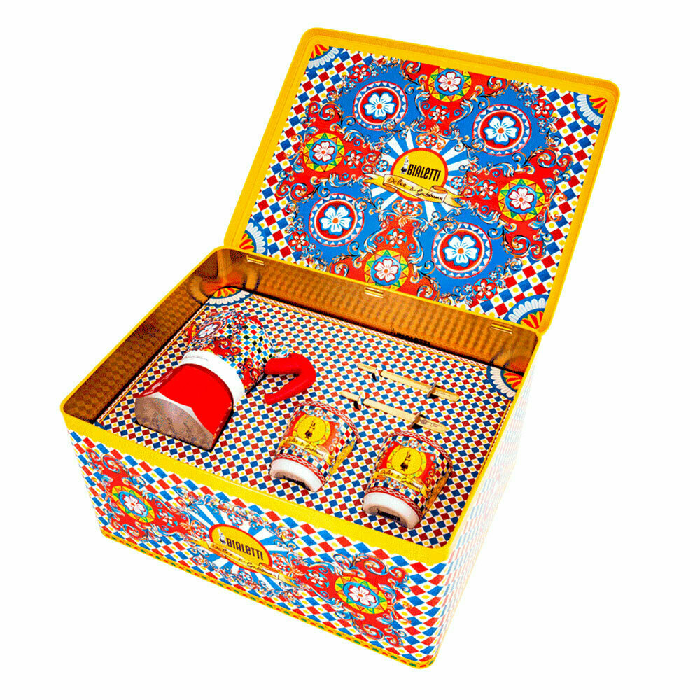 Лимитированный набор Bialetti Dolce&Gabbana Sicilian Cart 5332 со стаканами
