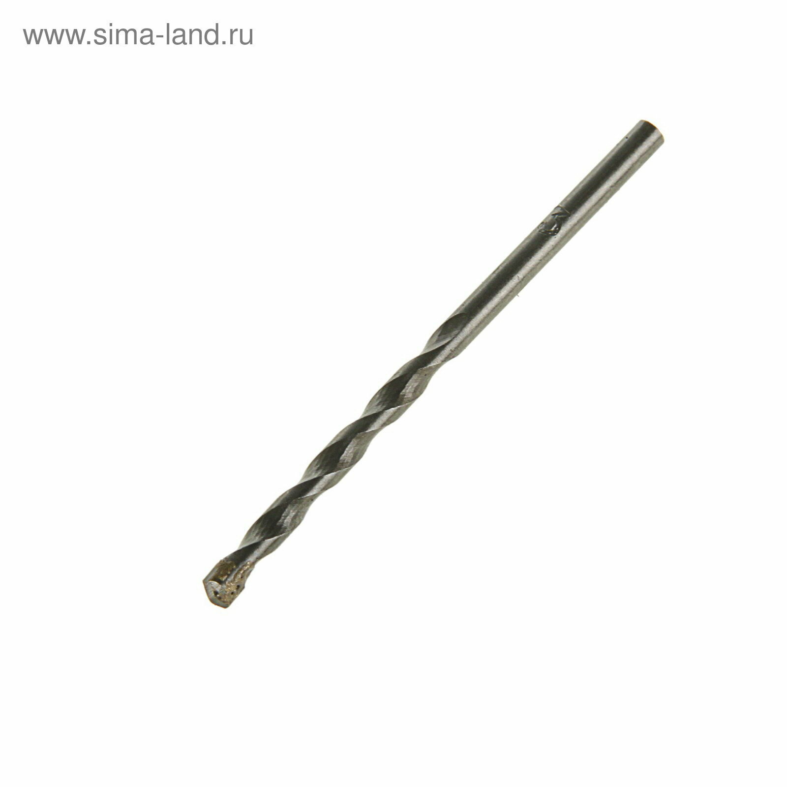 Сверло по бетону цилиндрический хвостовик, 3x60 мм, вид сверла: спиральное