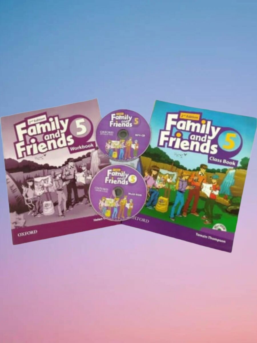 Family and Friends 5 2nd Edition (Полный комплект: Сlass Вoоk with МultiROМ + Wоrkboоk + МP3-CD)