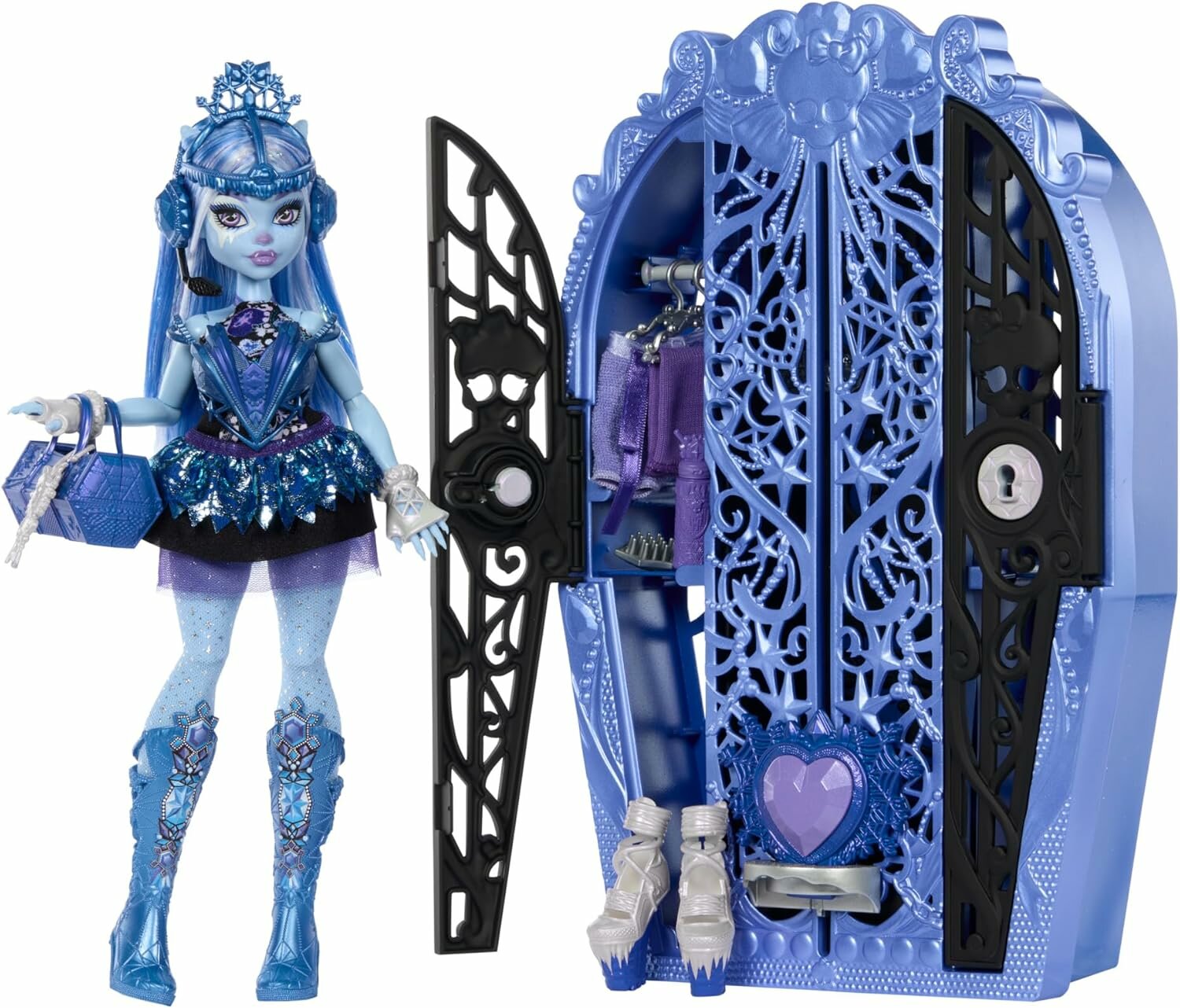Кукла Monster High Skulltimate Abbey Bominable Эбби Боминейбл "Тайны монстров" HXH87