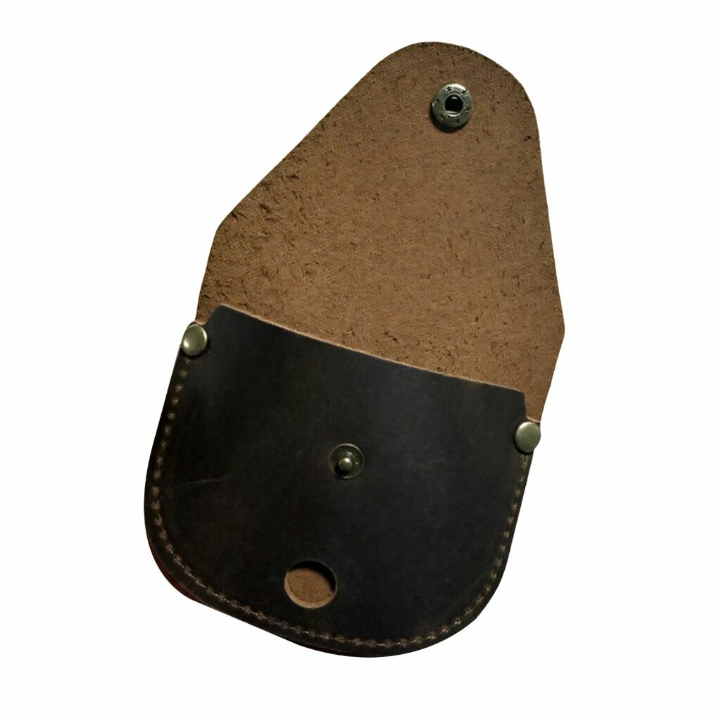 Защитный чехол для компаса из воловьей кожи-коричневый