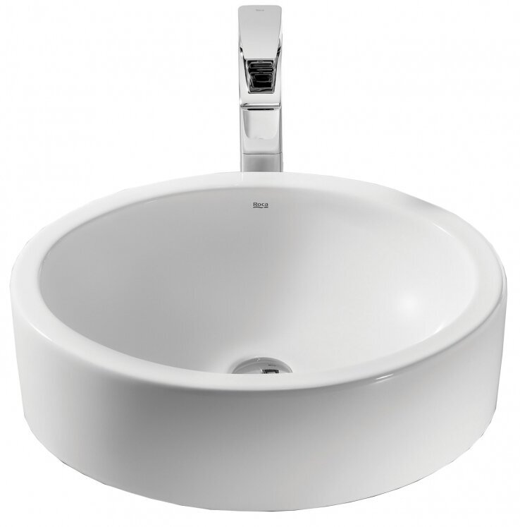Раковина накладная Roca Fuego 49х39х15 керамика, цвет Белый (32722E000)