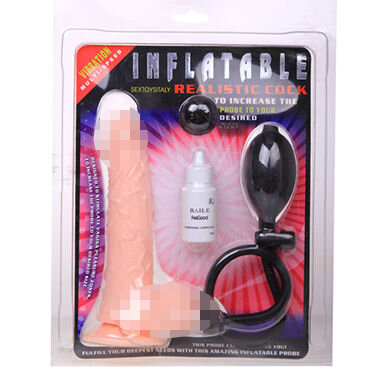 Baile Inflatable Realistic Cock Вибратор-реалистик, увеличивающийся в размере
