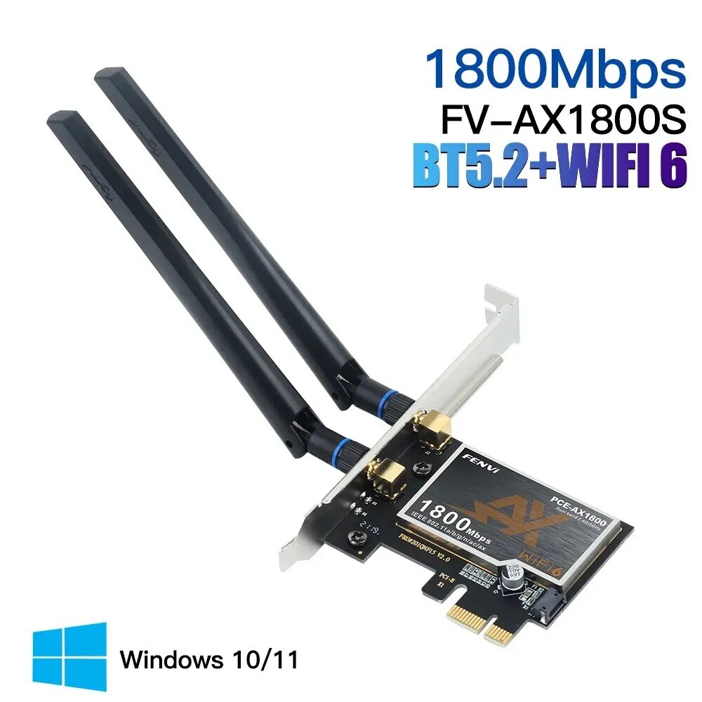 FENVI WiFi 6 PCIe адаптер
