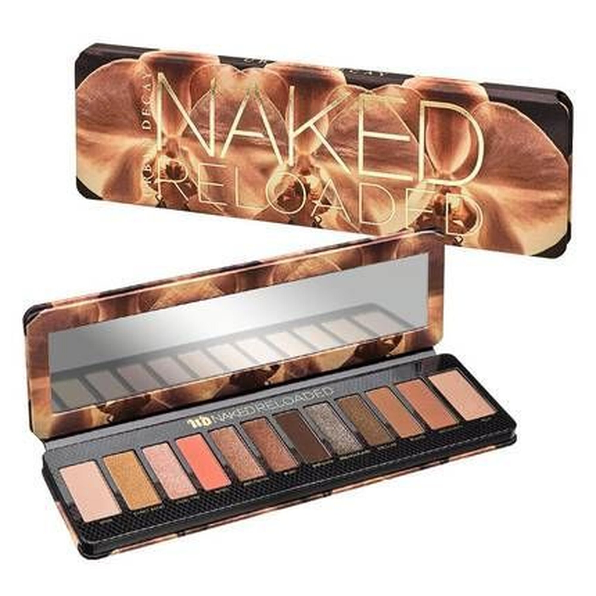 Палетка теней Urban Decay "Naked Reloaded", сатиновый финиш, 12 оттенков
