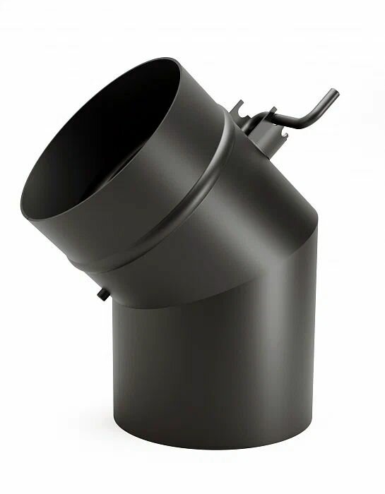 Шибер ф120, 1,5мм, 08ПС, антрацит, угловой TMF