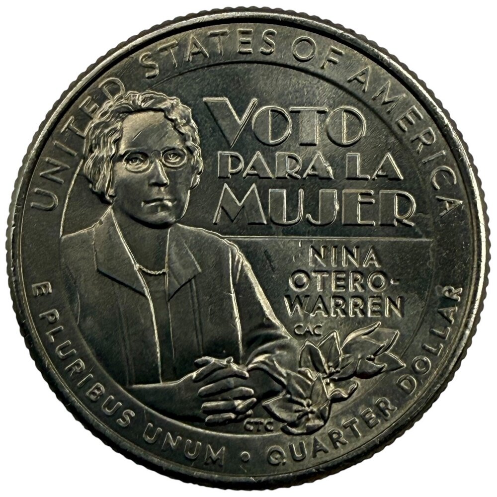 США 25 центов (1/4 доллара) 2022 г. (Американские женщины - Нина Отеро-Уоррен) (P)