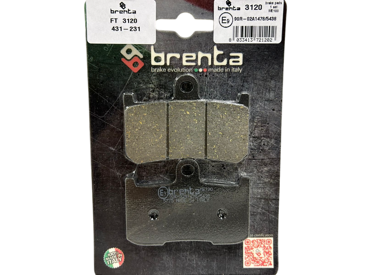 Тормозные колодки Brenta BR3120 (FT3120)