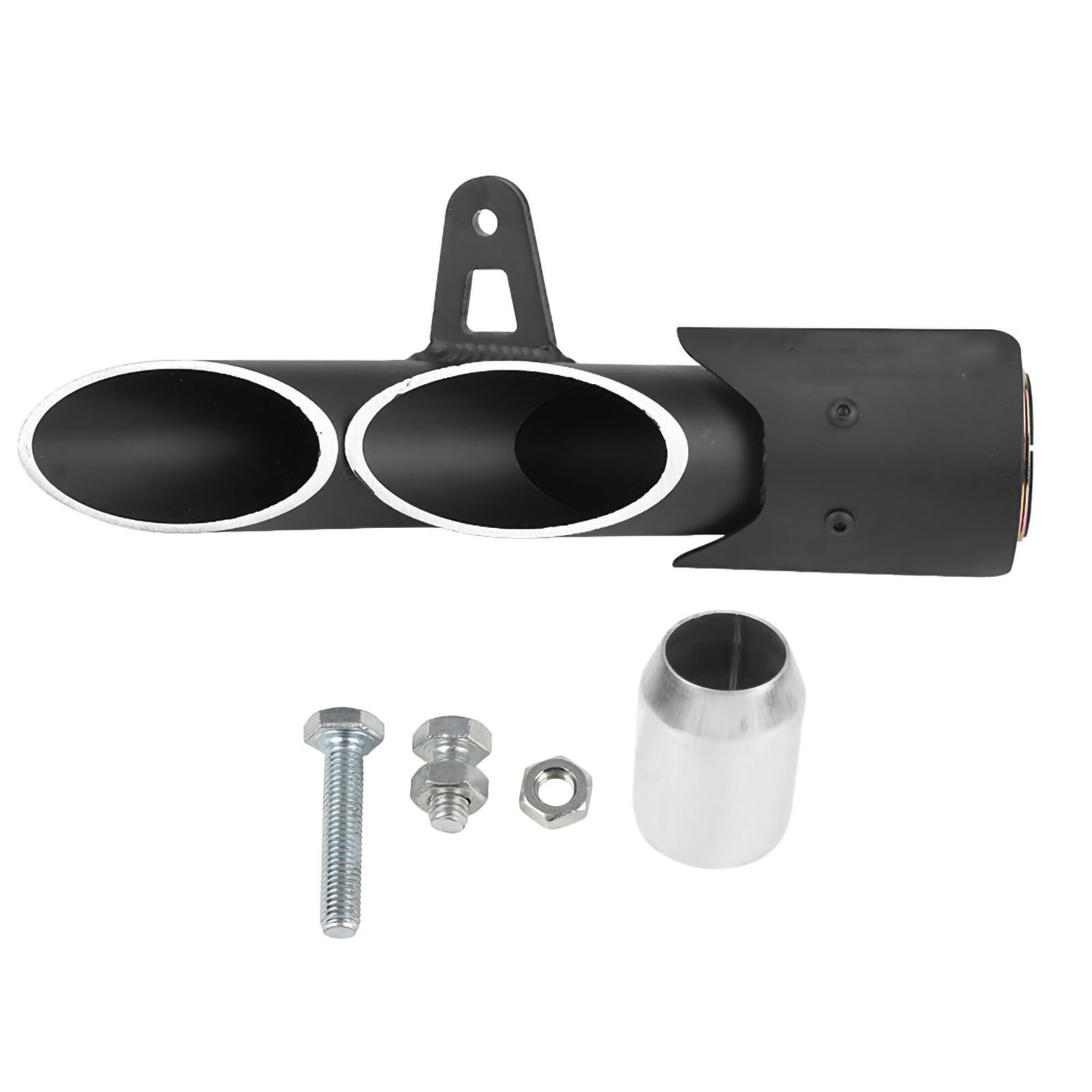 Глушитель для мотоцикла с двумя выхлопными трубами, наконечник выхлопной трубы, подходит для YZFR6, подходит для Suzuki GSXR