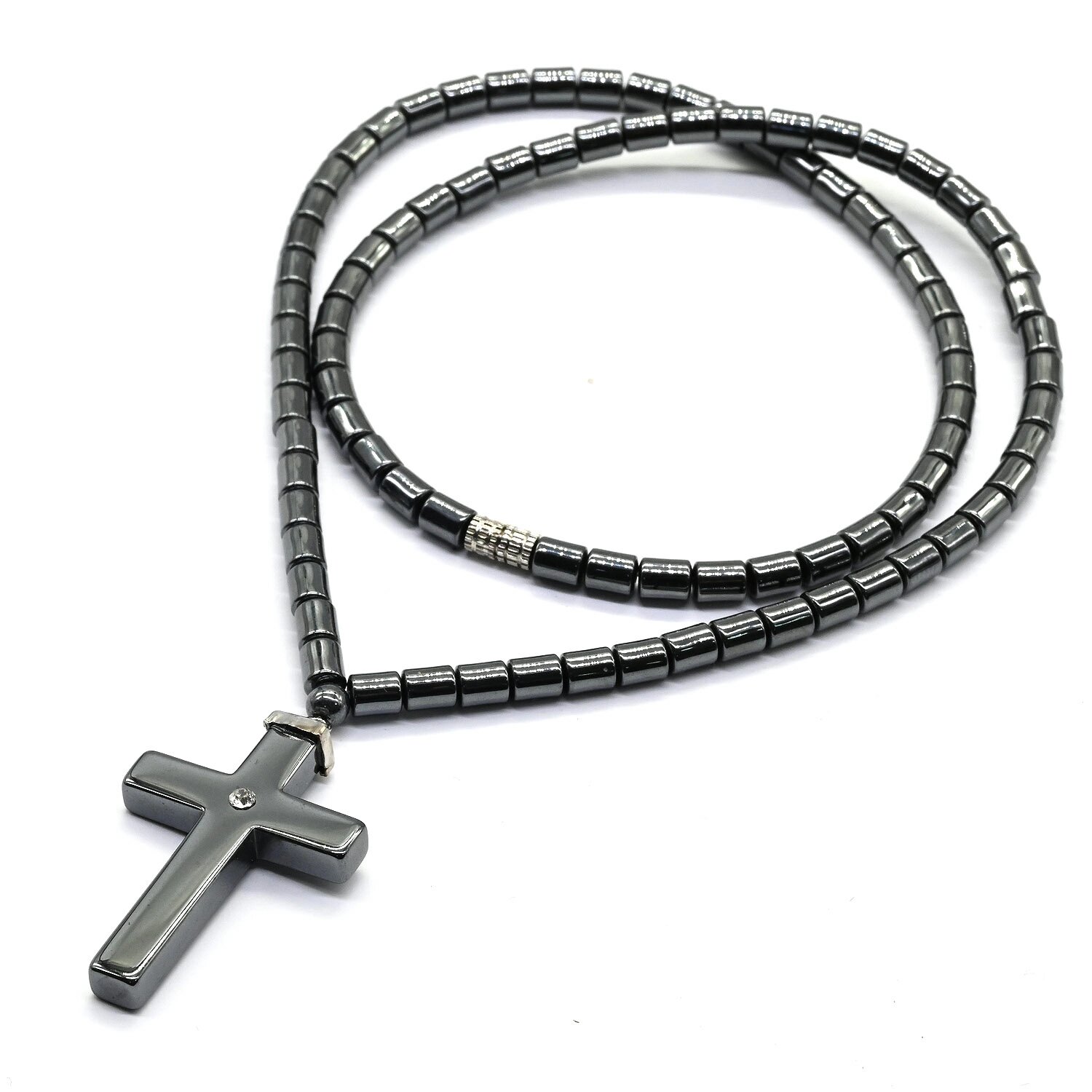 Бусы, гематит