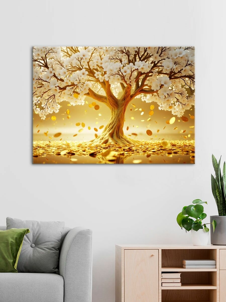 Картина на стену "Дерево счастья", 70х50 см