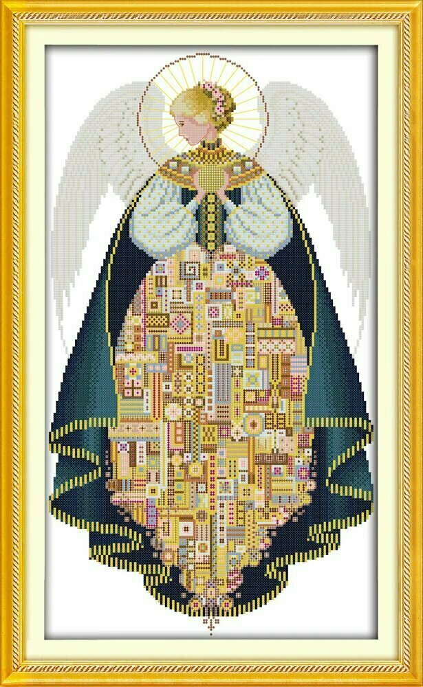 NKFвышивка крестом наборы, Схема на 14CT "ангел",33*54CM