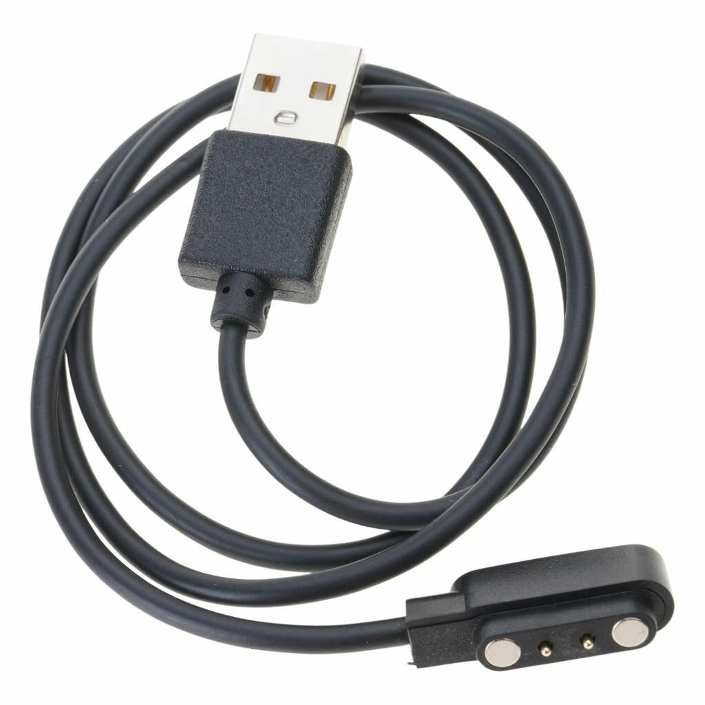 Магнитный зарядный кабель USB-зарядной шнур адаптеры линейные адаптеры для линейного провода для 5/4/2PIN 2,5-17 мм космические интеллектуальные часы, 2 штифта 4,0 мм x 12,3 м - Обратный ход