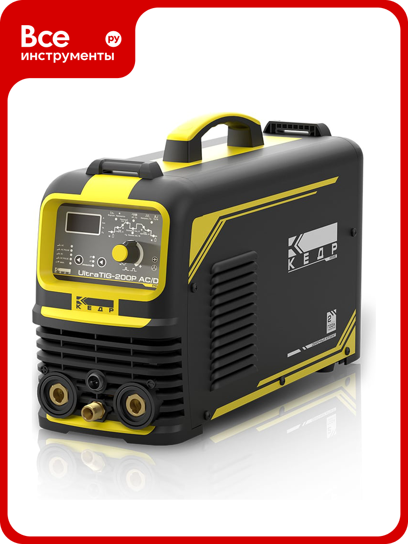 Установка аргонодуговой сварки Кедр UltraTIG-200P AC/DC 220В, 10-200А 8009774
