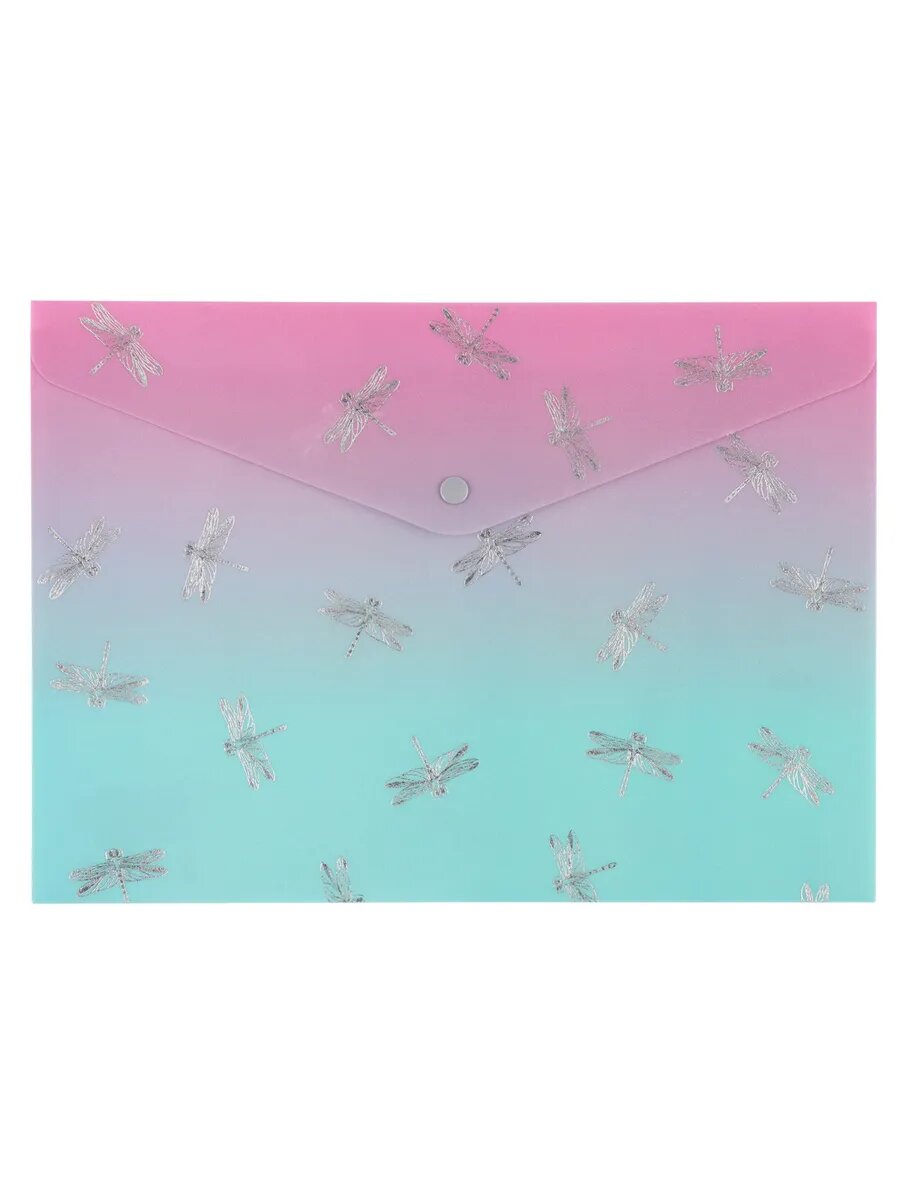 Папка конверт А4 на кнопке