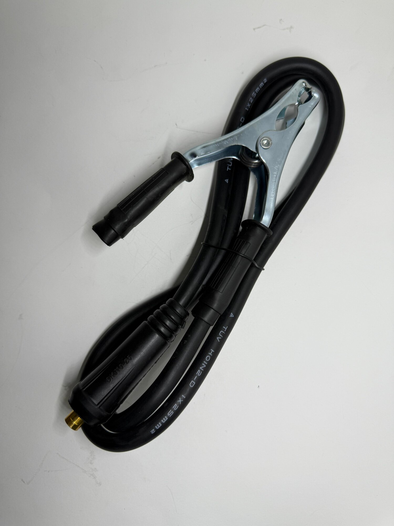 Держатель электрода со сварочным кабелем 1,5 м для инверторного сварочного аппарата, 10-25 мм2