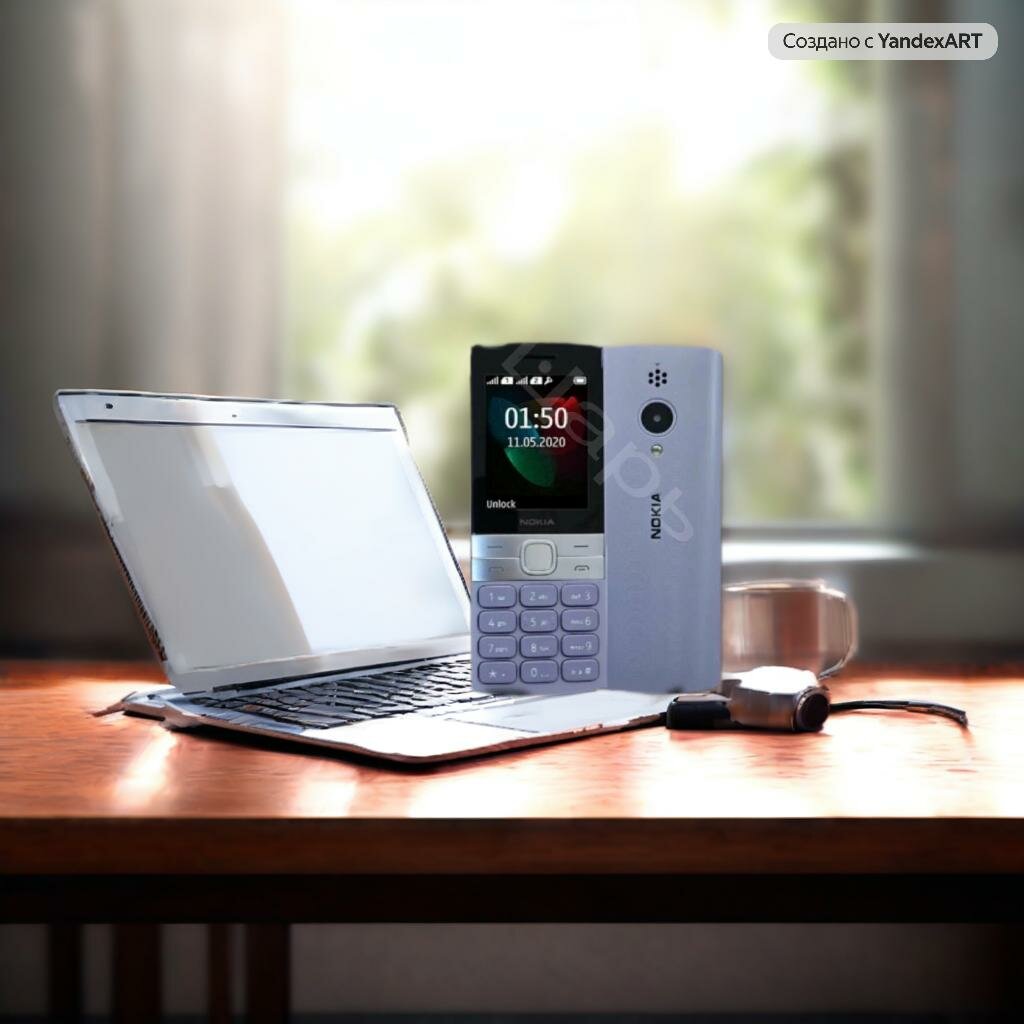 Телефон Nokia 150 (2023) Global для РФ, 2 SIM, кнопочный, аккумулятор 1450 мАч ( Синий )