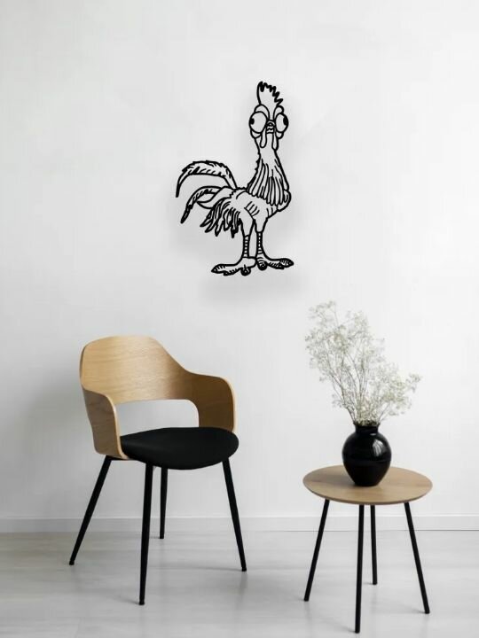 Петух панно на стену, декорация настенная, декор для интерьера