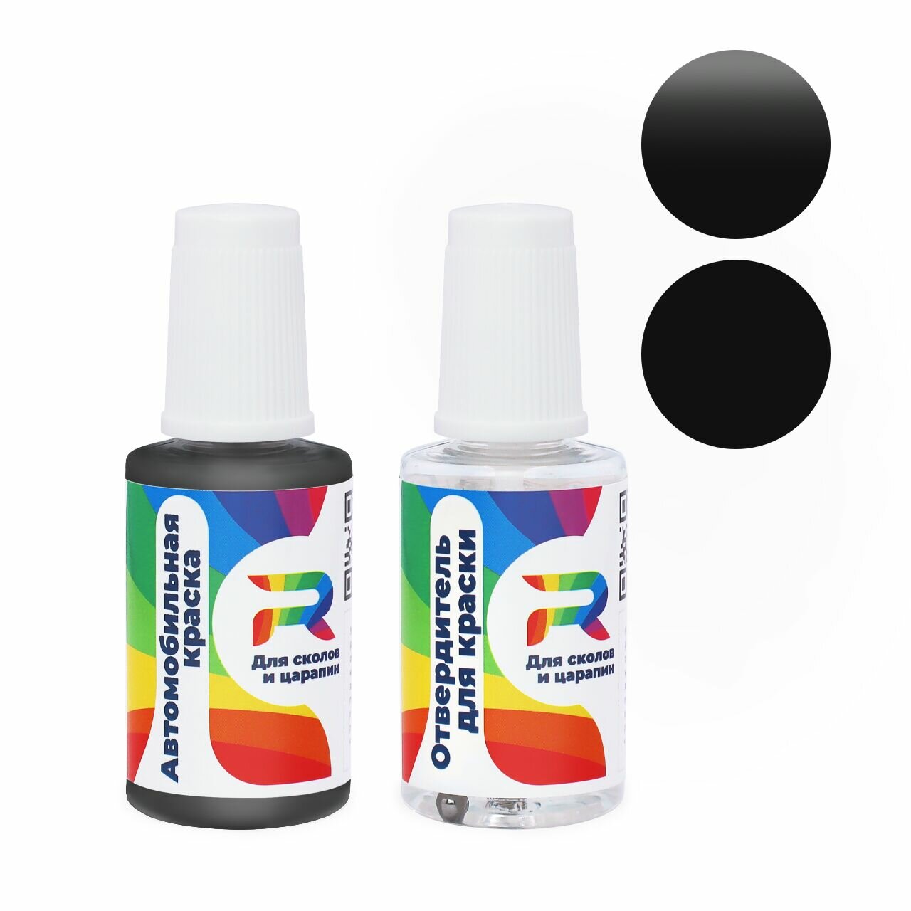 Подкраска для сколов и царапин авто Honda NH1, NH-1 - Black (Акриловая краска, Двухслойный, Черный)