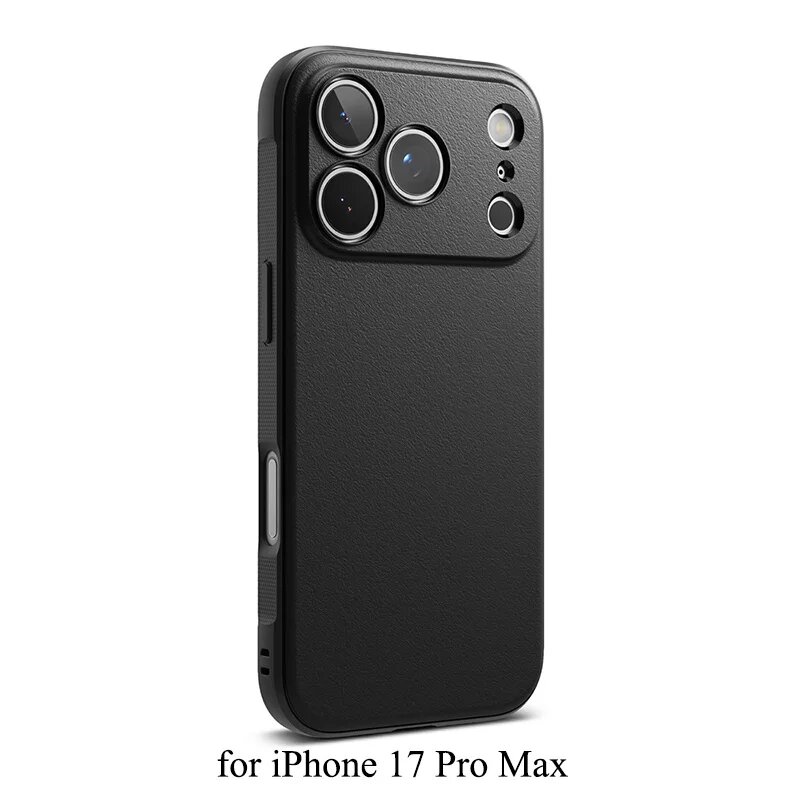 Чехол Ringke с ониксом, предназначенный для iPhone 17 Pro Max, защита от отпечатков пальцев, предотвращает нескользящий мягкий чехол с точным вырезом Black for 17 Pro Max