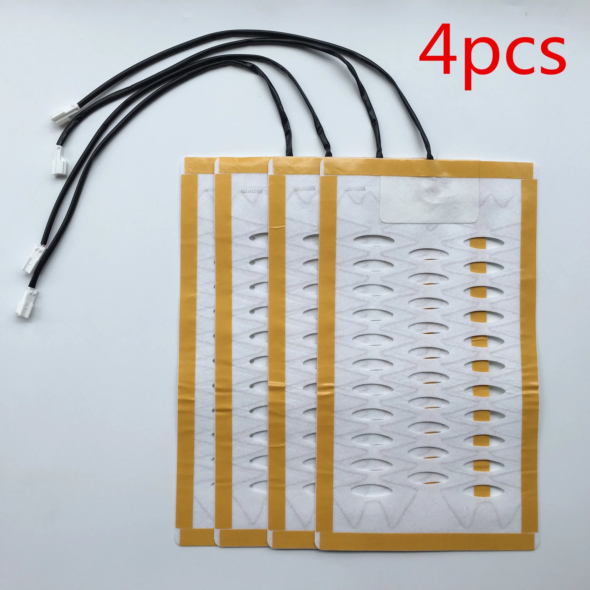 2 шт./компл, 12 В, универсальная грелка для автомобильных сидений, автомобильные чехлы для сидений с подогревом, коврик из сплава, проволока с подогревом, авто зимний обогреватель, коврик 4PCS