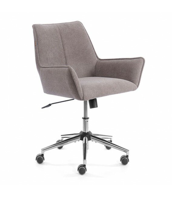 Кресло Murano/Мурано хром, велюр/букле (HYP), бежевый