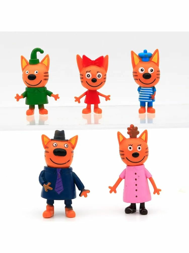 Фигурки Набор игрушек Три Кота/5 шт/6-8CM