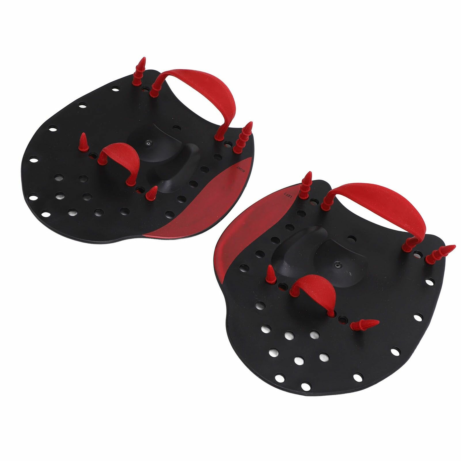 1 пара плавающих лопаток из силикона и полипропилена, регулируемые ласты для рук, ласты, вспомогательное средство для обучения плаванию для мужчин и женщин, М