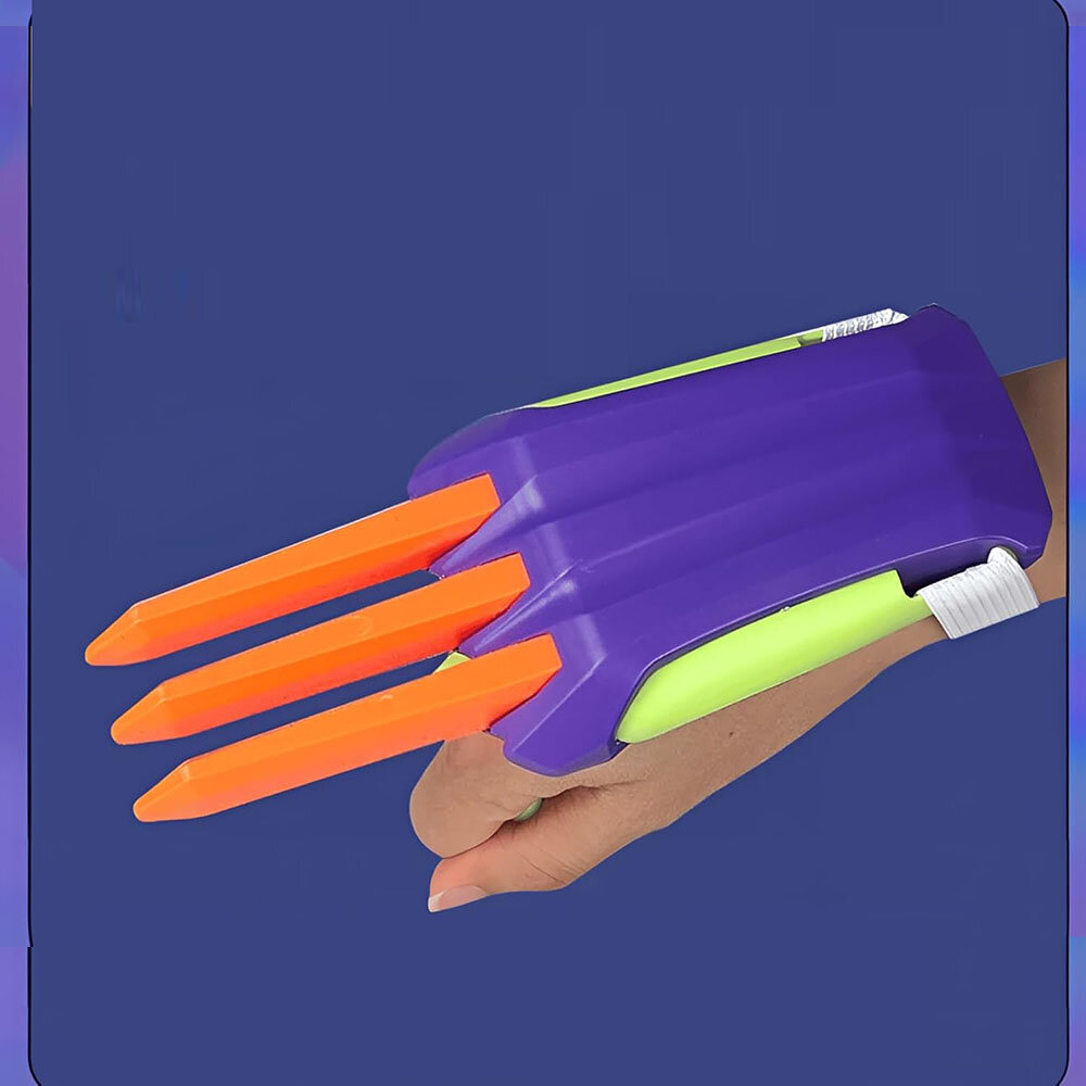 2ШТ Atlodas Редис Волчий Коготь, 3D Печать Редис Волк, Пластиковые Когти Игрушечный Нож Выдвижной, Подарок Для Детей