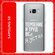 Чехол на Samsung Galaxy S8 / Самсунг Галакси С8 с принтом "Упорный труд", прозра...