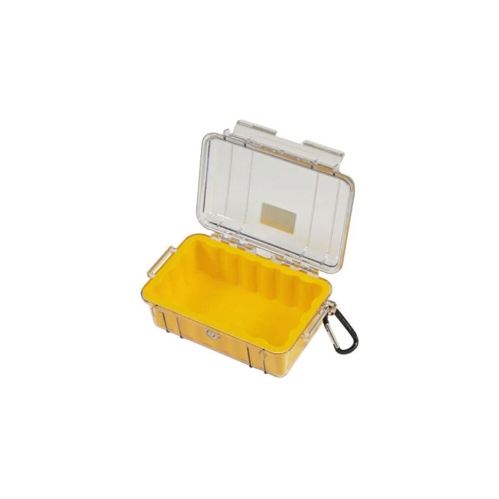 Pelican Защитный кейс 1050 желтый с прозрачной крышкой 1050-027-100E