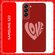 Чехол на Samsung Galaxy S22 / Самсунг Галакси S22 с принтом "Love heart 1 - 14 ф...