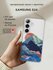 Чехол на Samsung Galaxy S24 / Самсунг S24 с принтом "Закат в снежных горах", про...