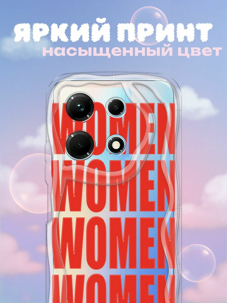 Чехол на Infinix Note 30 4G / Инфиникс Ноте 30 4G с принтом WOMEN 3 — фото 1