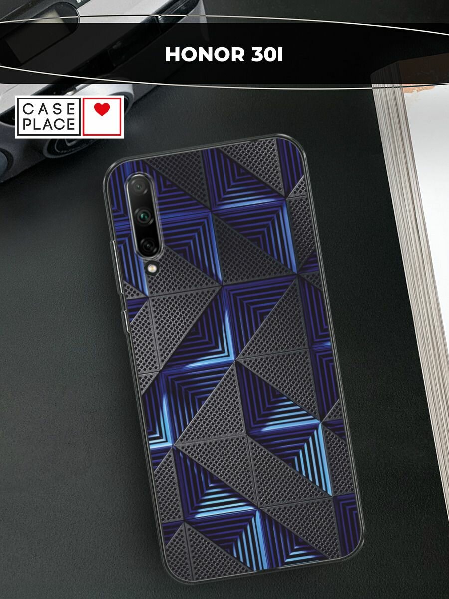 Силиконовый чехол на Honor 30i / Хонор 30i с принтом "IBM"