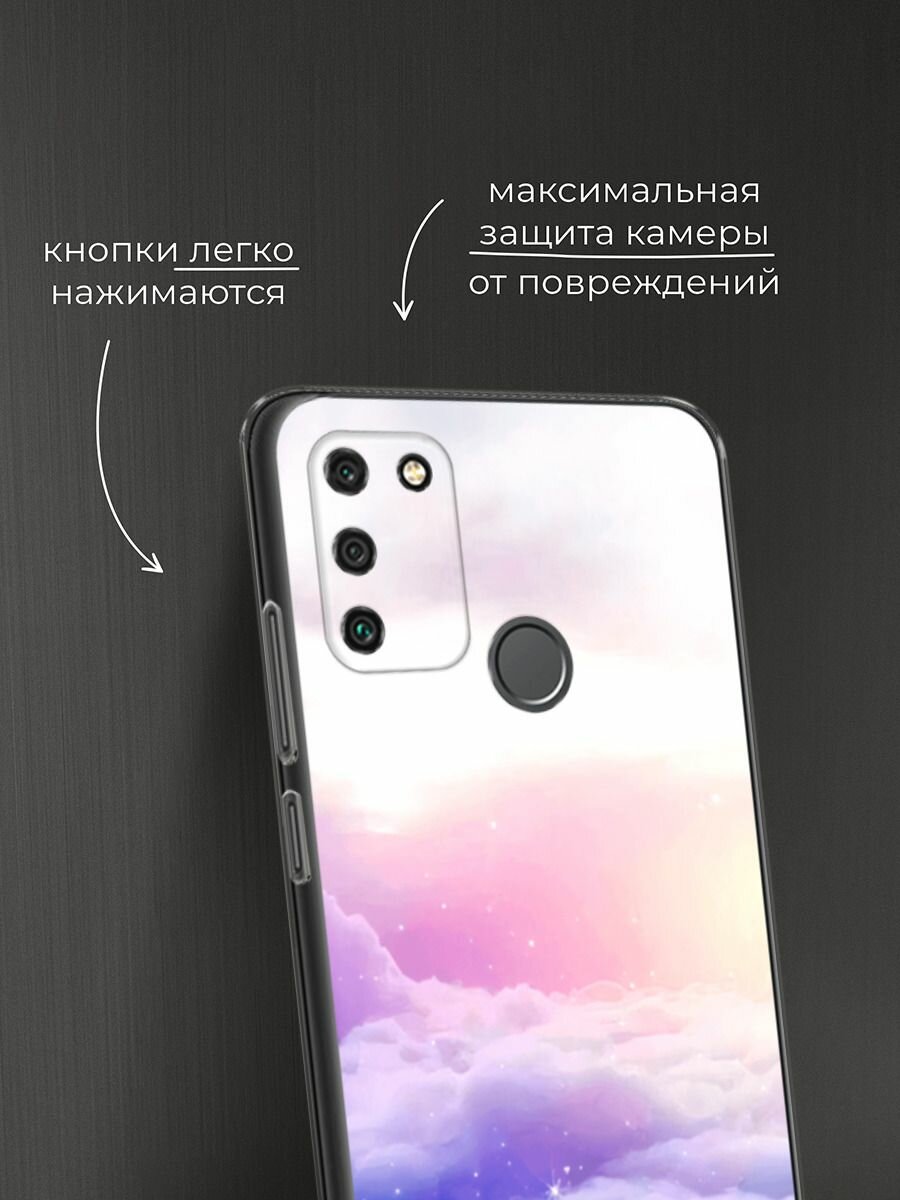 Силиконовый чехол на Honor 9A / Хонор 9А с принтом "Небеса" — фото 1