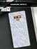 Чехол на Samsung Galaxy Note 9 / Самсунг Галакси Нот 9 с принтом "Сиреневый мрам...