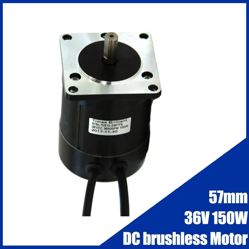 Бесщёточный двигатель постоянного тока 57BL95S15-336-TF9 36В 150Вт