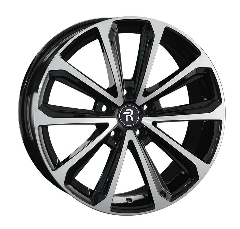 Диск автомобильный литой REPLAY LR82 19x8 5x120 et41.5 dia72.6 Чёрный глянцевый с полированной лицевой частью